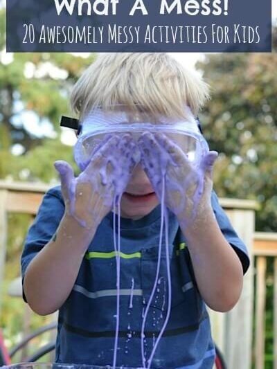 What a Mess! 20 Awesomely Messy Activities For Kids · Craftwhack