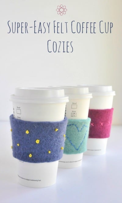Felted Coffee Cup Cozies Project – Craftwhack