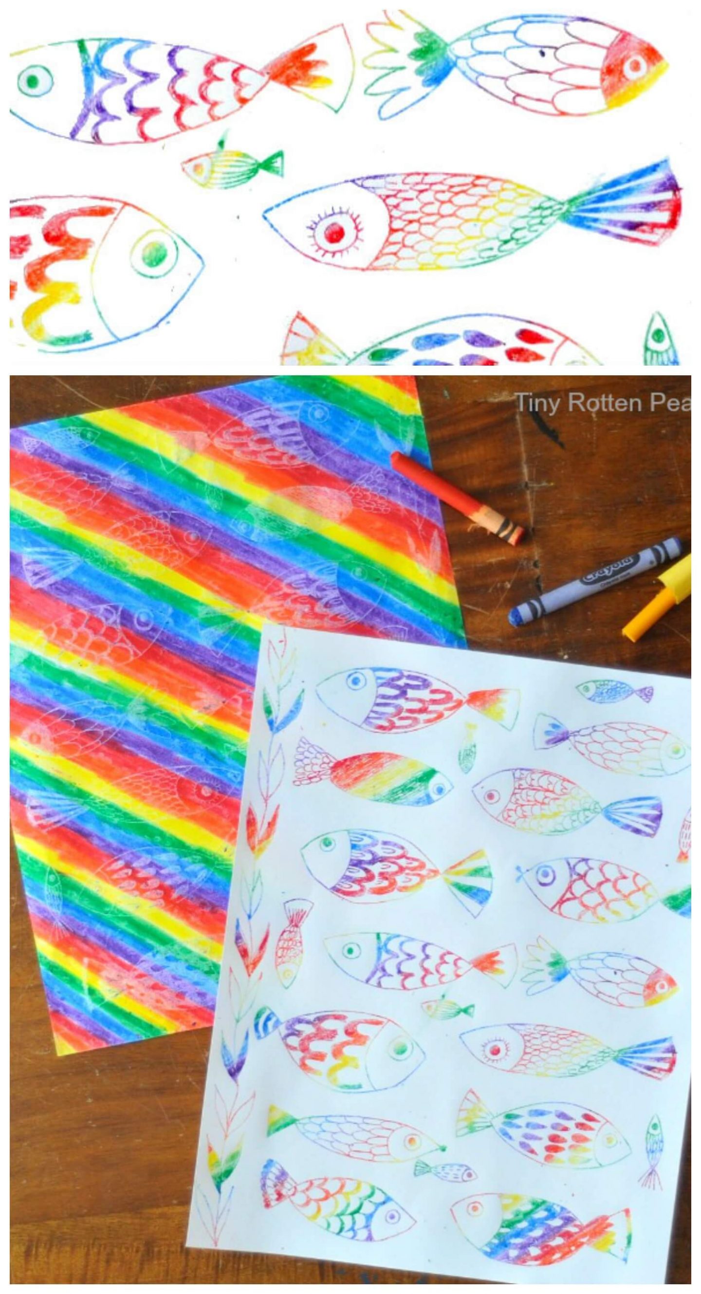 Crayon Transfer Technique – Craftwhack