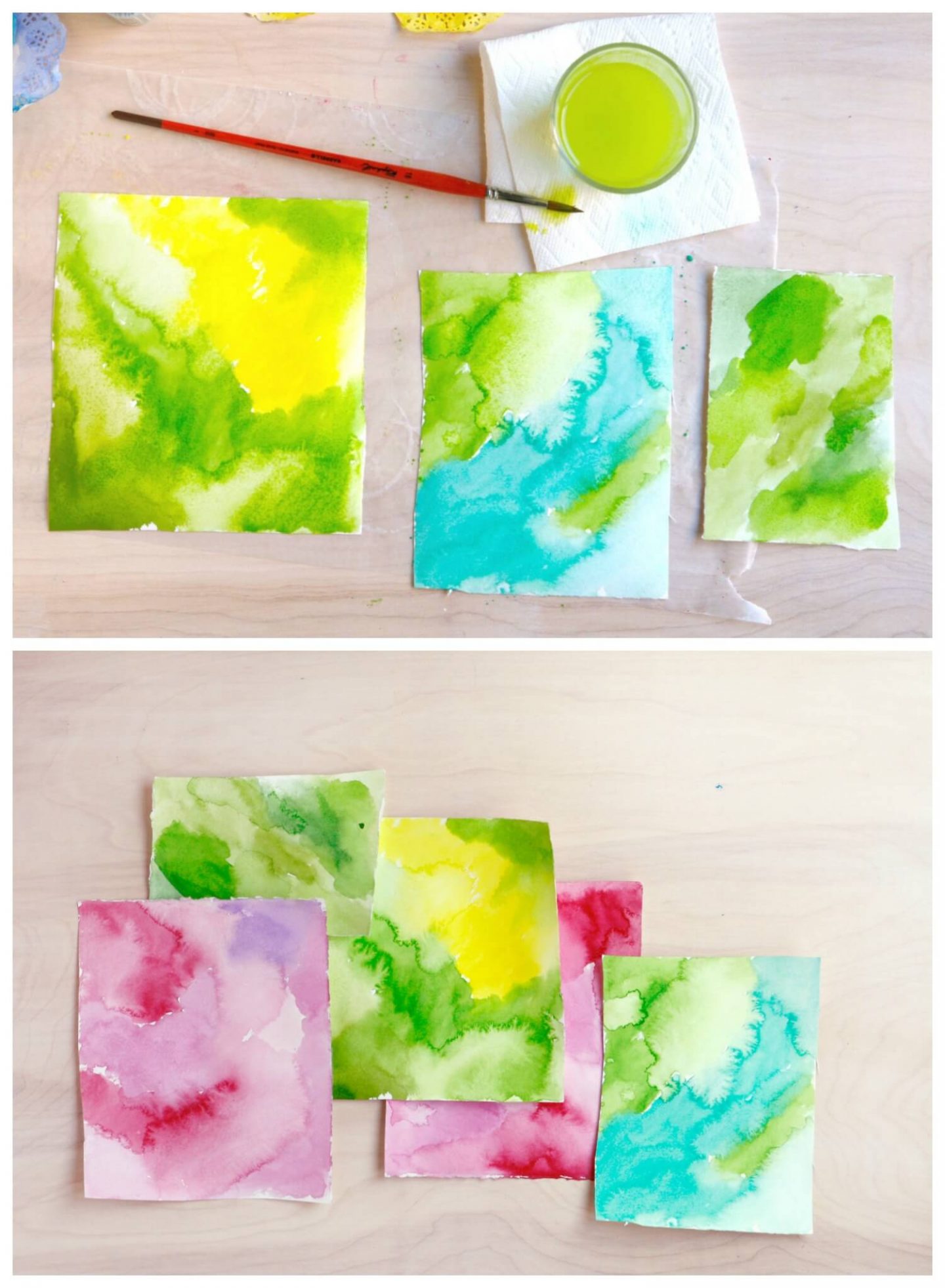 Watercolor Collage Project For You to Just Freaking Make Right Now ...
