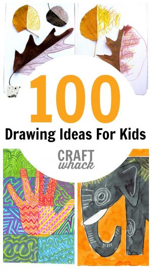 100 Crazy Cool Drawing Ideas for Kids – Craftwhack