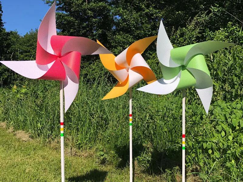 Make Your Own Big Pinwheels – Easy! – Craftwhack