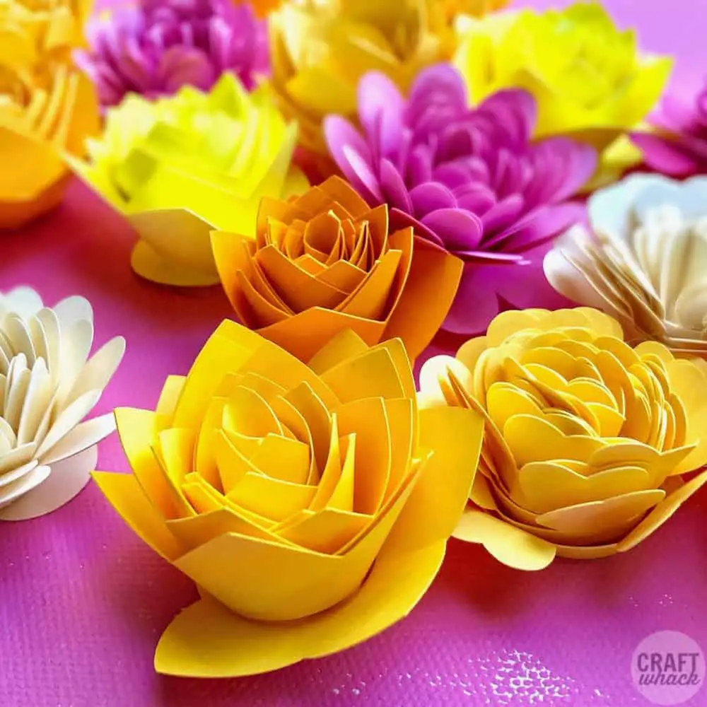 DIY Quilled Paper Flower Art – Craftwhack