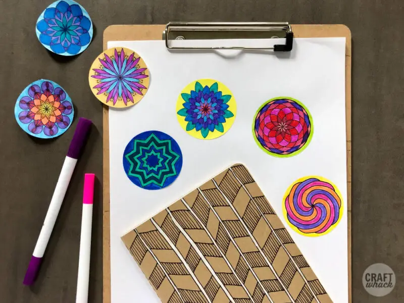 Cricut Print Then Cut Coloring Stickers – Craftwhack