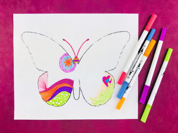 Tangle Insects (With Free Printable) – Craftwhack