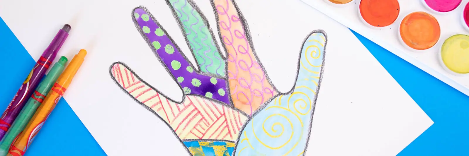 Fun Hand-Tracing Ideas using Resist Art · Craftwhack