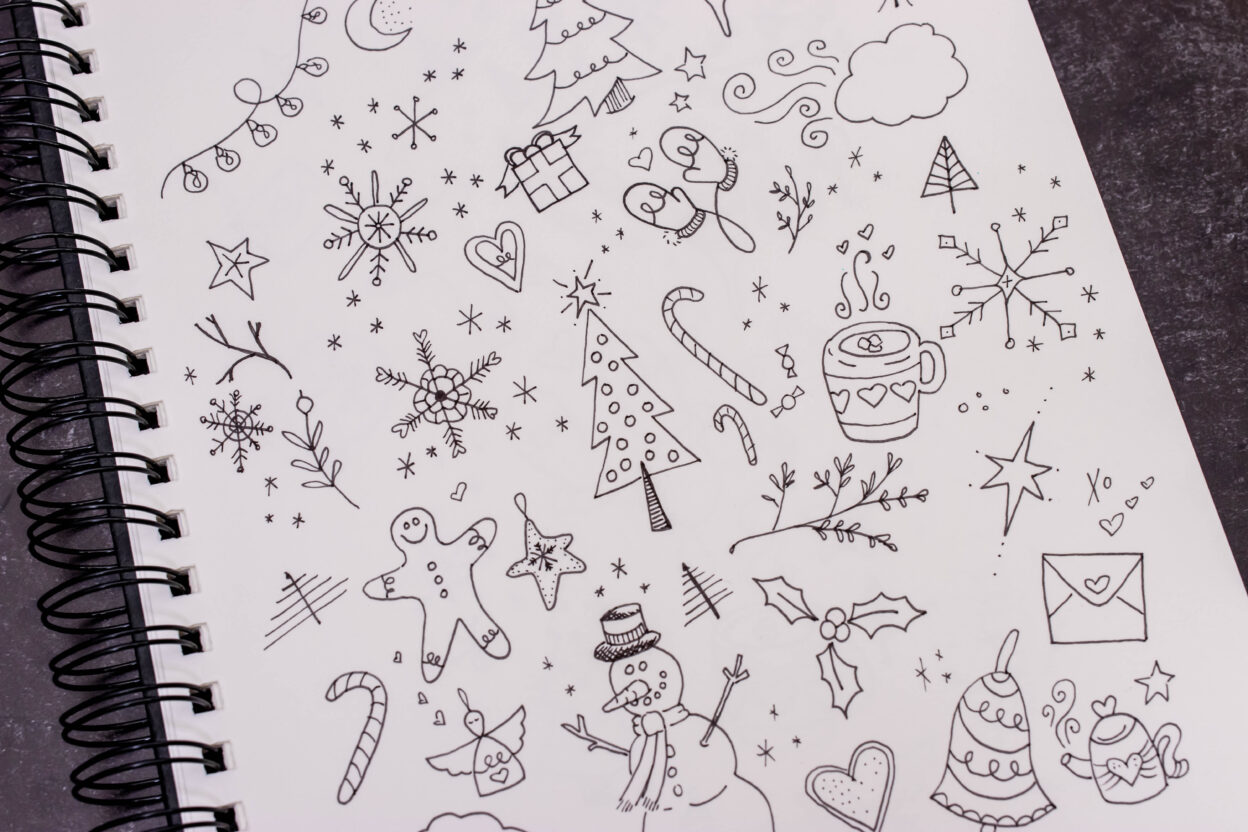 Fun and Easy Winter Doodle Art Designs – Craftwhack