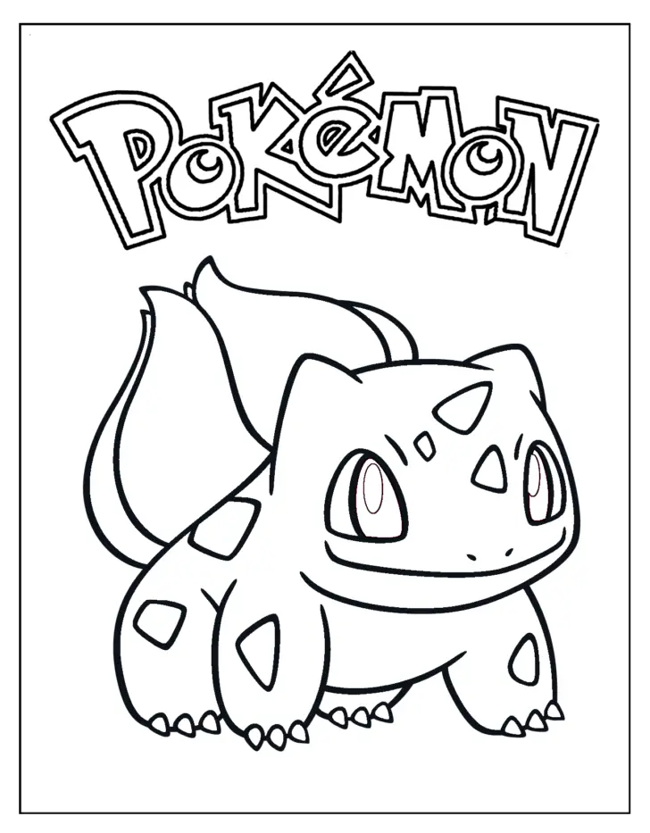 9 Popular Bulbasaur Coloring Pages – Craftwhack