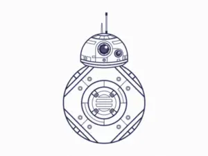 9 Fun Star Wars BB8 Coloring Page for Kids and Adults – Craftwhack
