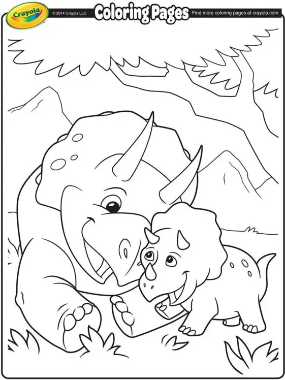 10 Coolest Triceratops Coloring Page – For Kids & Adults – Craftwhack