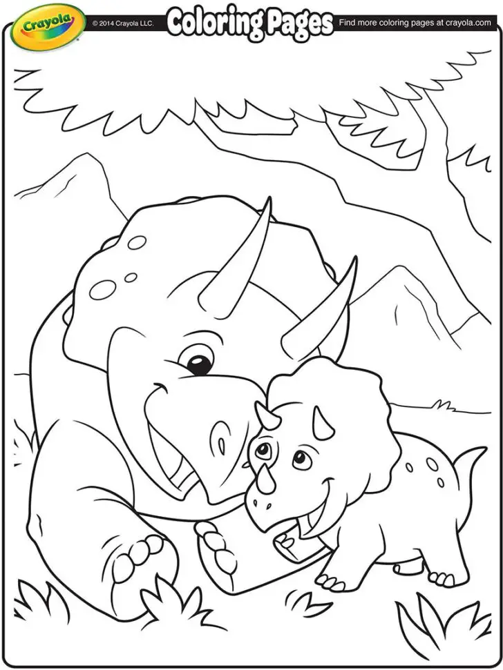 10 Coolest Triceratops Coloring Page – For Kids & Adults – Craftwhack