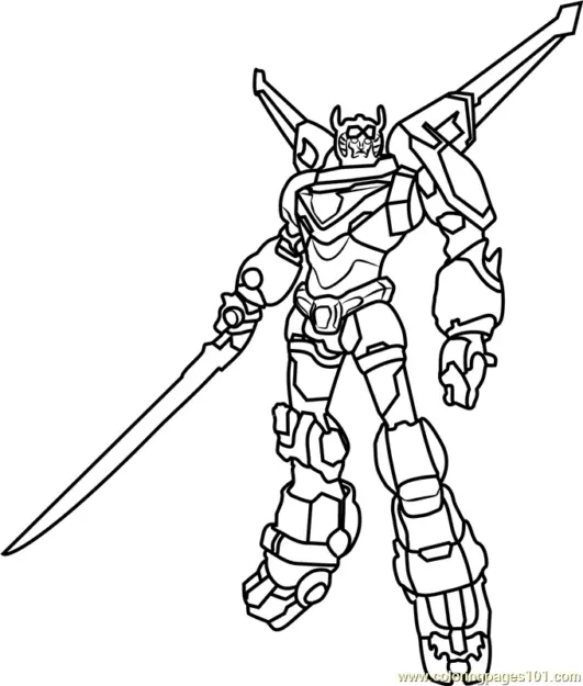 10 Challenging Voltron Coloring Pages to Practice Your Coloring Skills ...