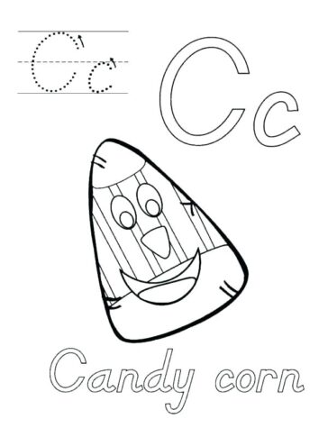 10 Fun Candy Corn Coloring Pages – Craftwhack