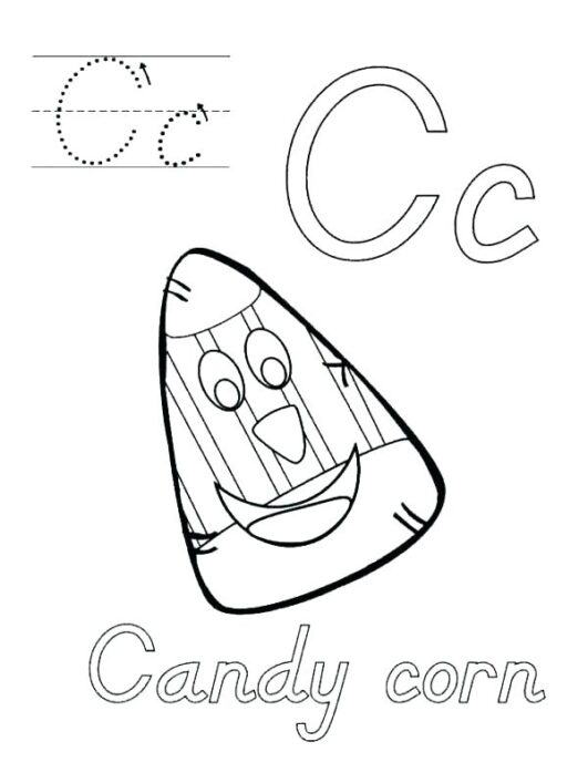 10 Fun Candy Corn Coloring Pages – Craftwhack