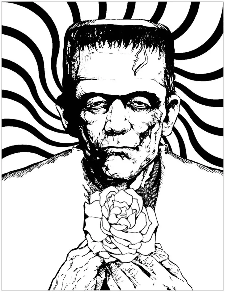 10 Fun Frankenstein Coloring Pages – Makes for Fantastic Decorations ...