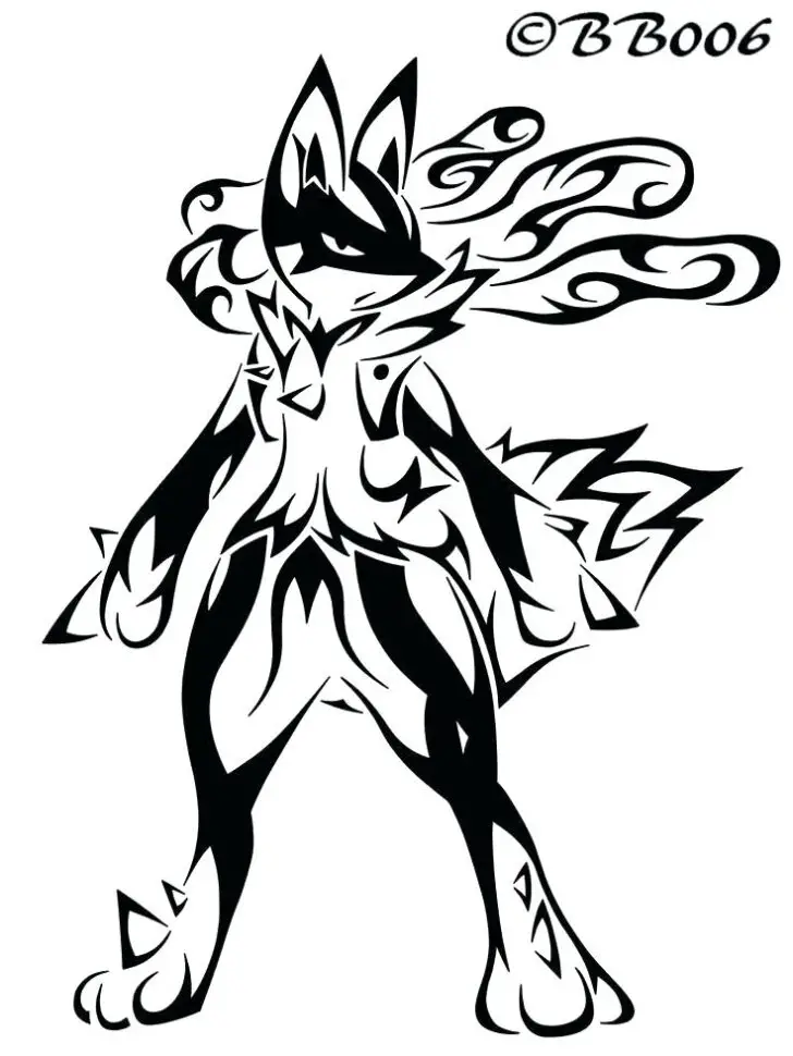 9 Creative Lucario Coloring Pages for Pokemon Fans · Craftwhack