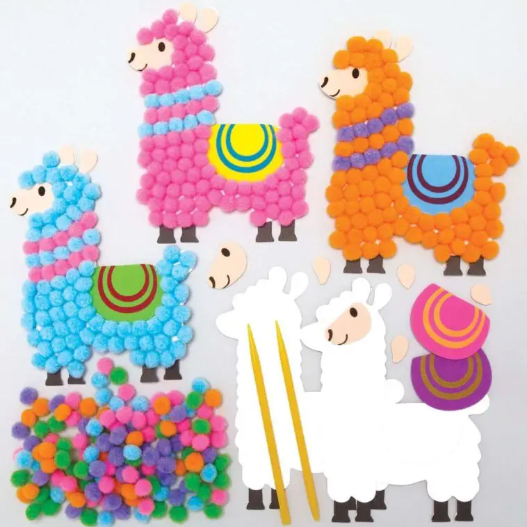 Popular Llama Crafts for Kids to Explore Textures and Shapes – Craftwhack