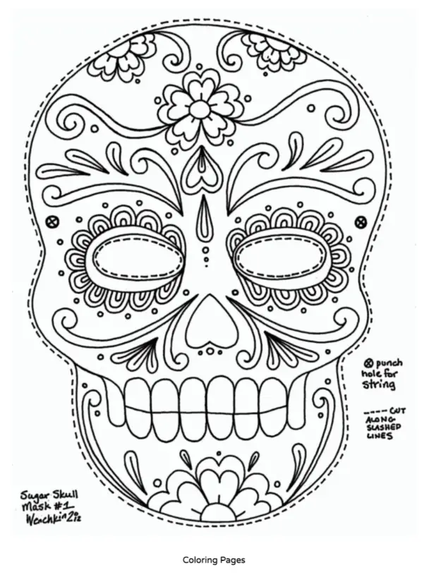 Day of the Dead Printables (Día de los Muertos) – Craftwhack