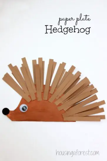Cute Hedgehog Craft Ideas with Templates – Craftwhack