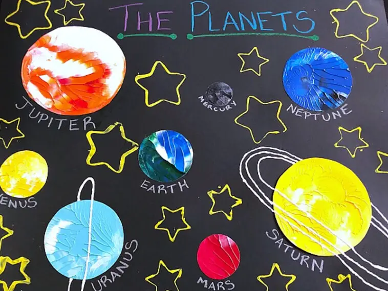 Outer Space and Planet Painting Ideas for Kids – Craftwhack