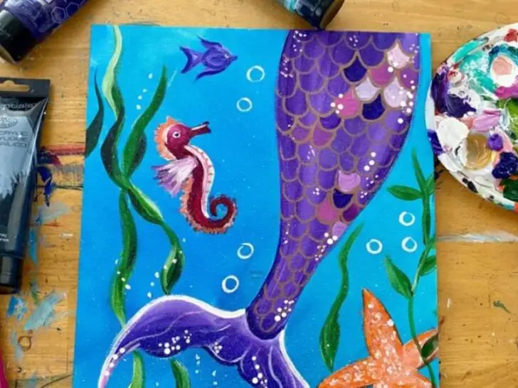 Mermaid Painting Ideas – Craftwhack